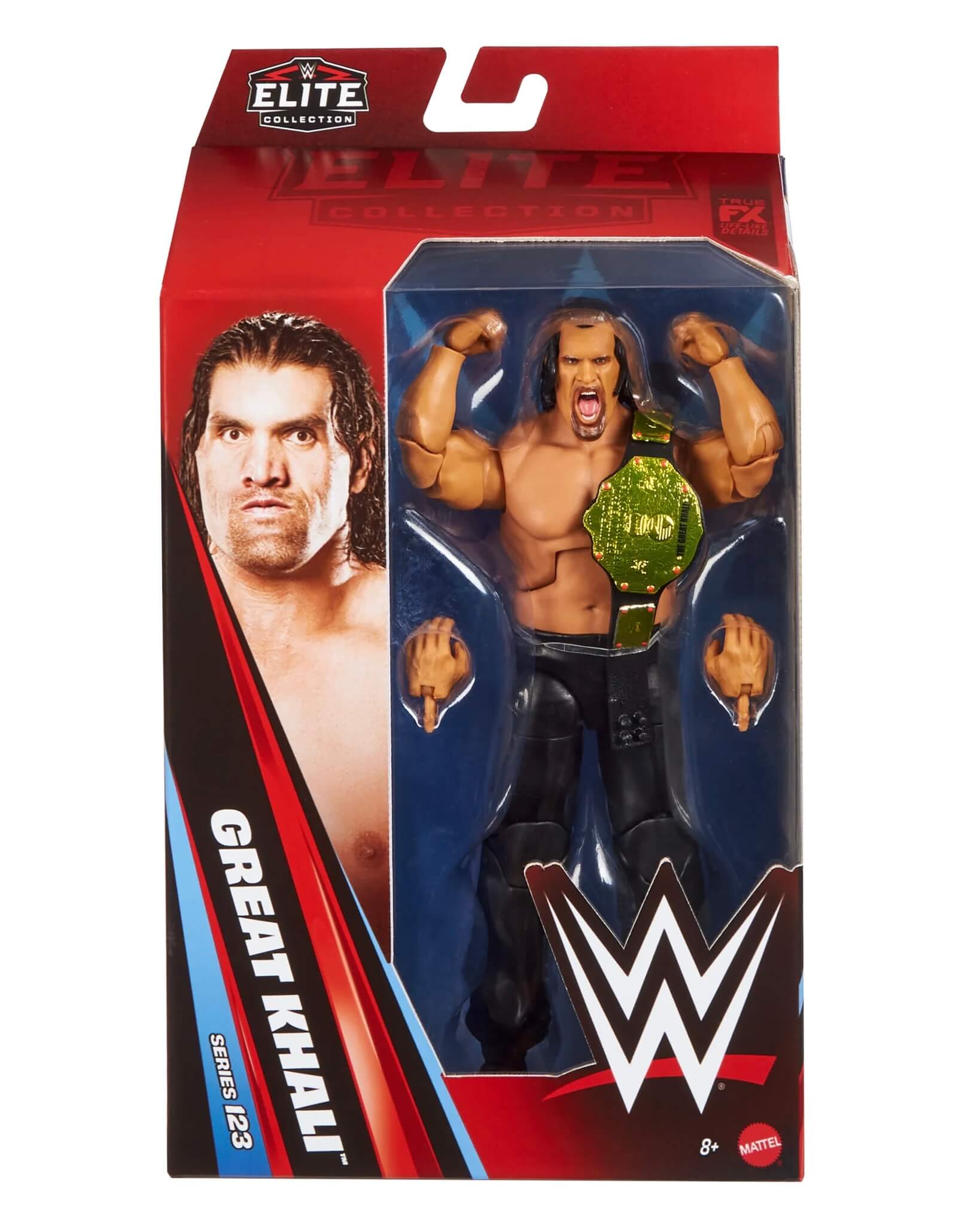 WWE Elite 123 Great Khali Figur – Mattel Wrestling Sammlerfigur ...